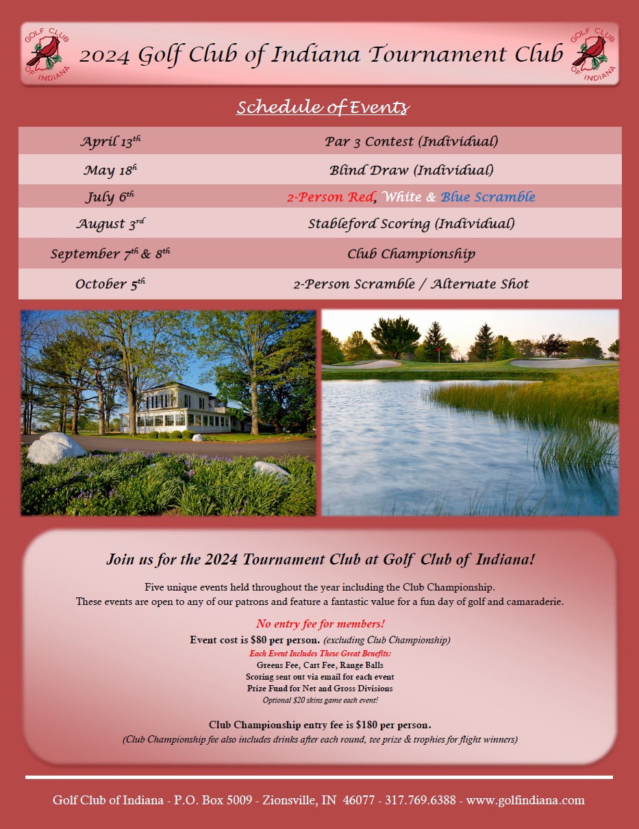 Tournament Club - Golf Club of Indiana